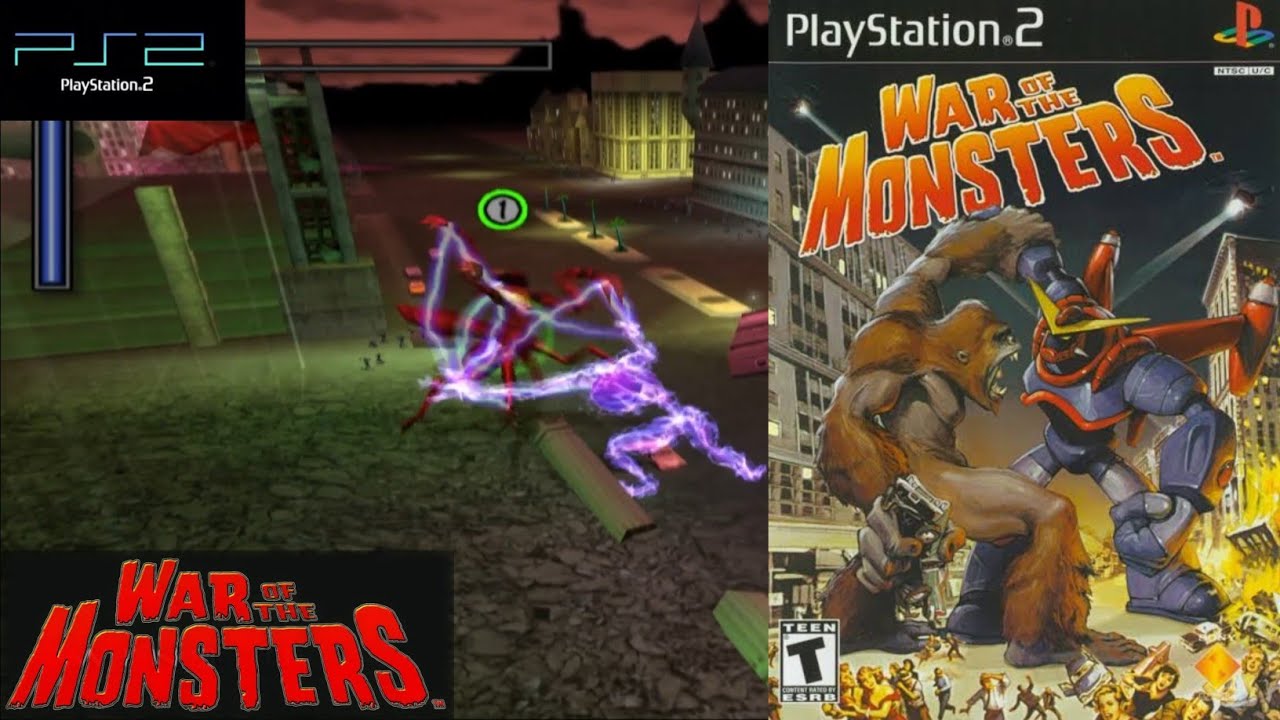 WAR OF THE MONSTERS (PS2) | ALL CHARACTERS + COSTUMES (GAMEPLAY) - YouTube