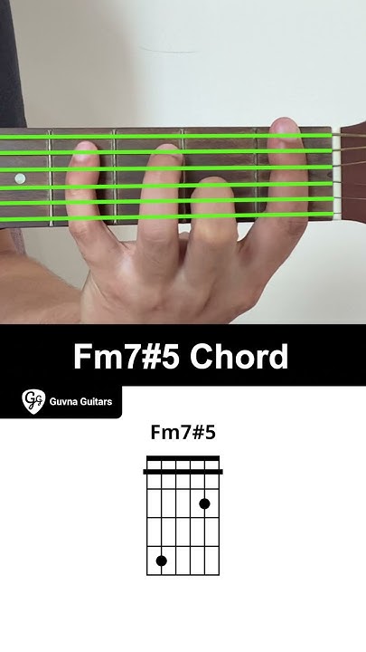 How To Play The Fm7#5 Chord On Guitar - Guvna Guitars - YouTube