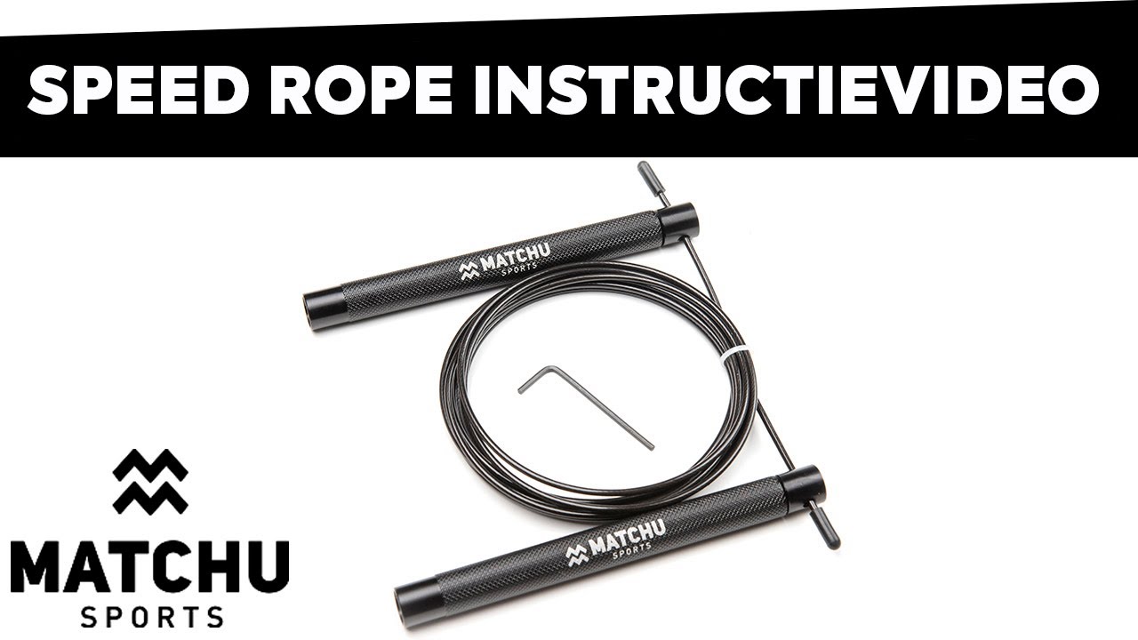 Speed rope op maat maken [Instructievideo] » Matchu Sports - YouTube