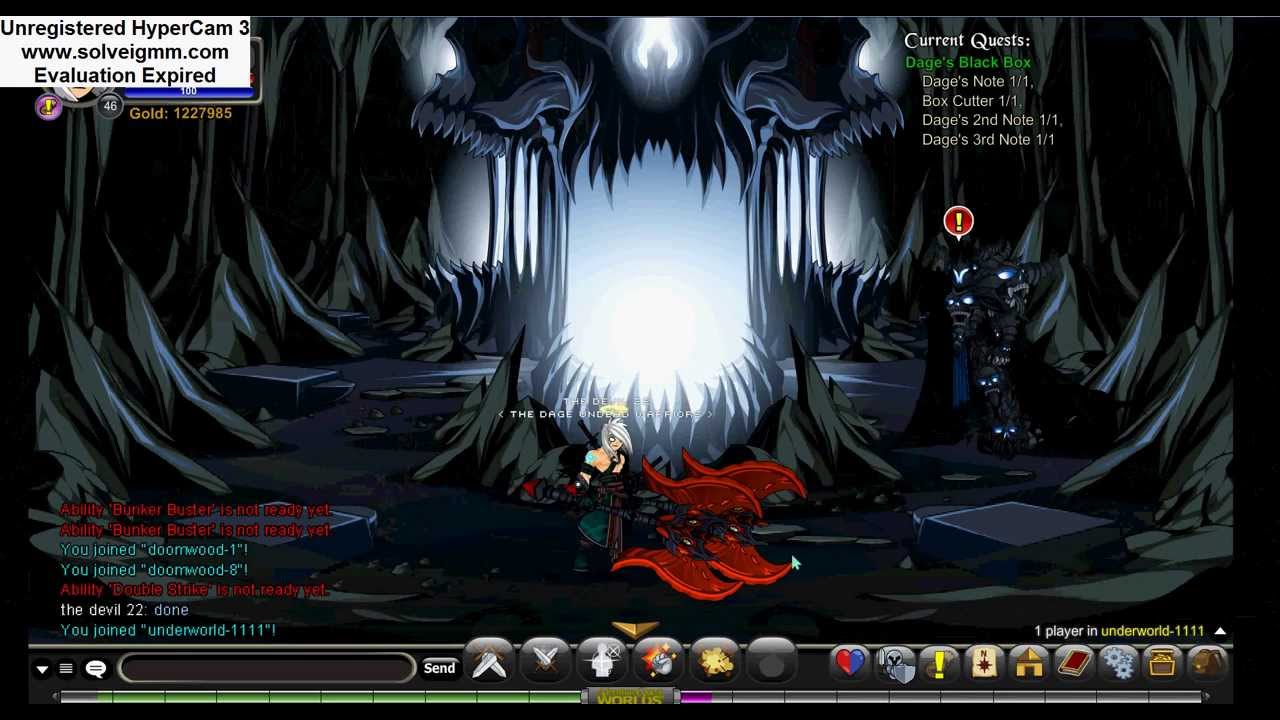 aqw how to do Dage's Black Box quest - YouTube