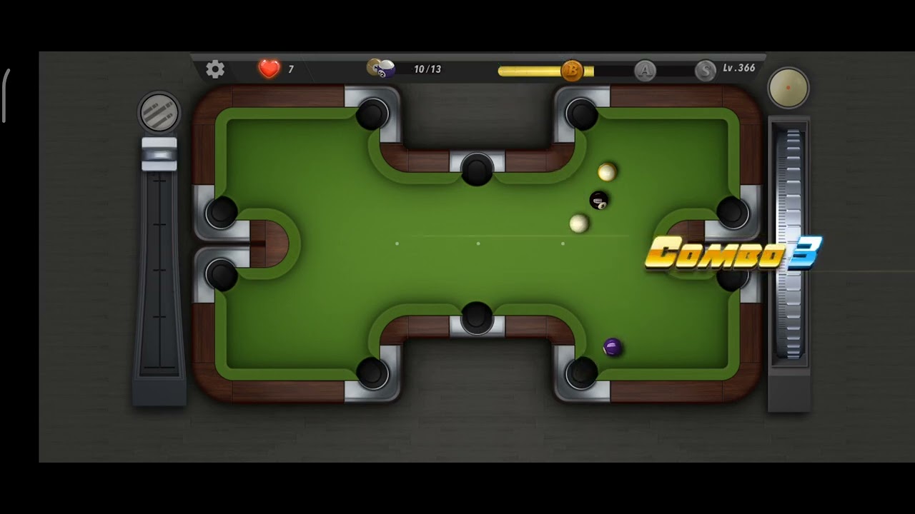 Billiards city game level 366 - YouTube