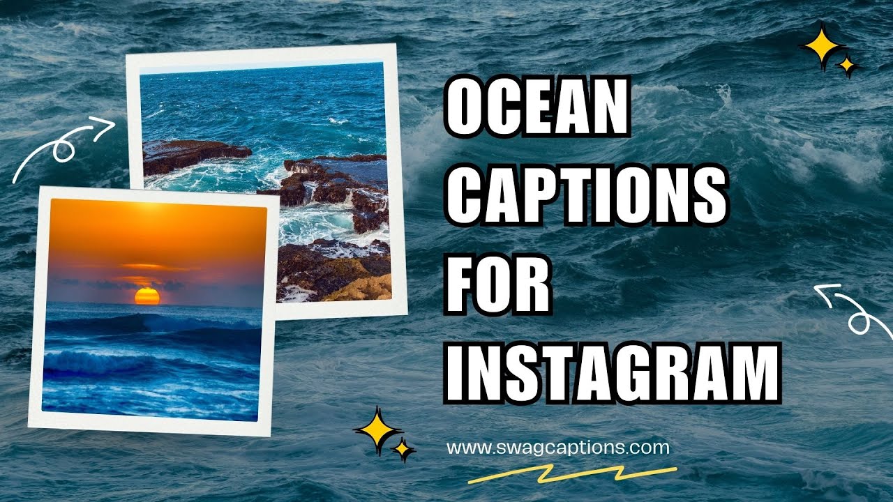 Ocean Captions for Instagram - YouTube