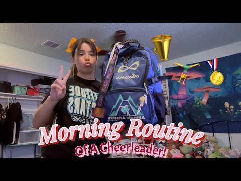 Morning Routine as a Cheerleader! GRWM for Cheer!! - YouTube