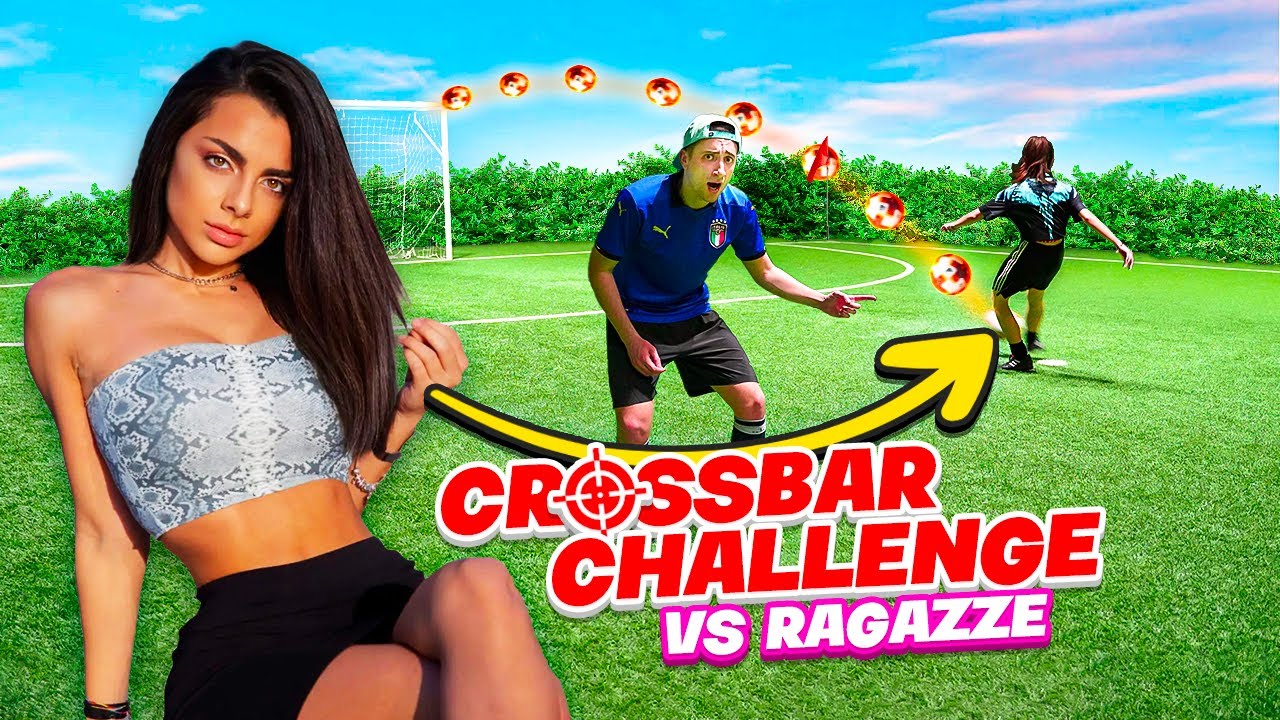 Ragazze vs Ragazzi Crossbar Challenge !! - YouTube