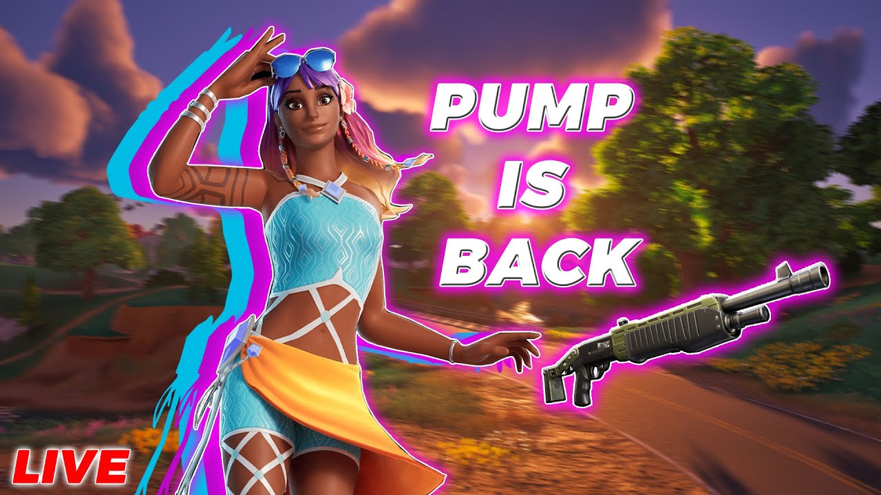 Why the SHARPTOOTH SHOTGUN(PUMP) is a MID SHOTGUN.... | Fortnite LIVE ...