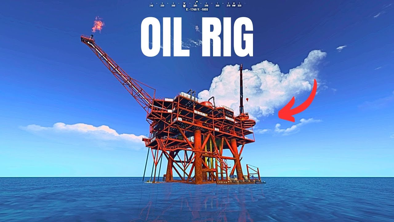 I controlled Oil Rig for a day! - Rust Console Edition - YouTube