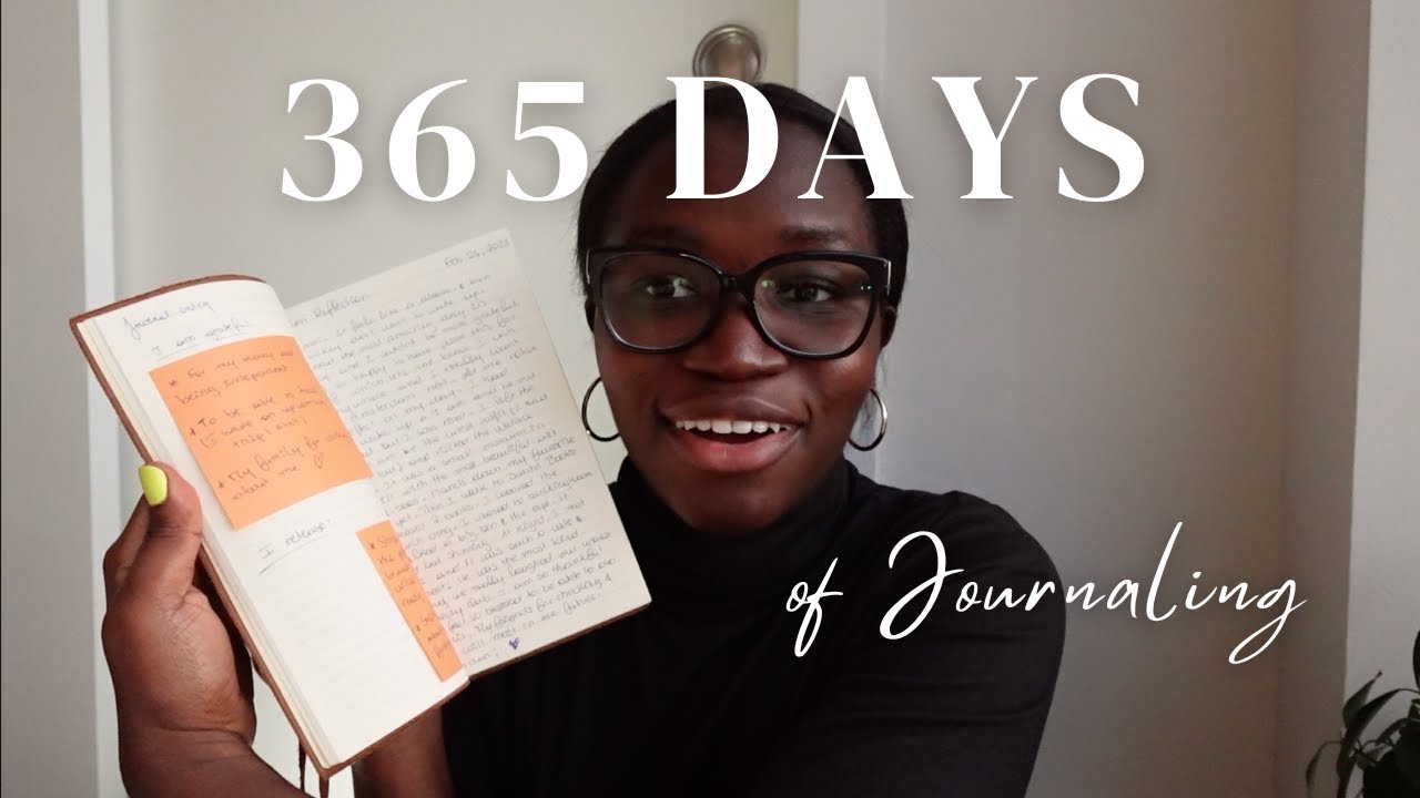 i journaled for 365 days.. here's what happened. - YouTube