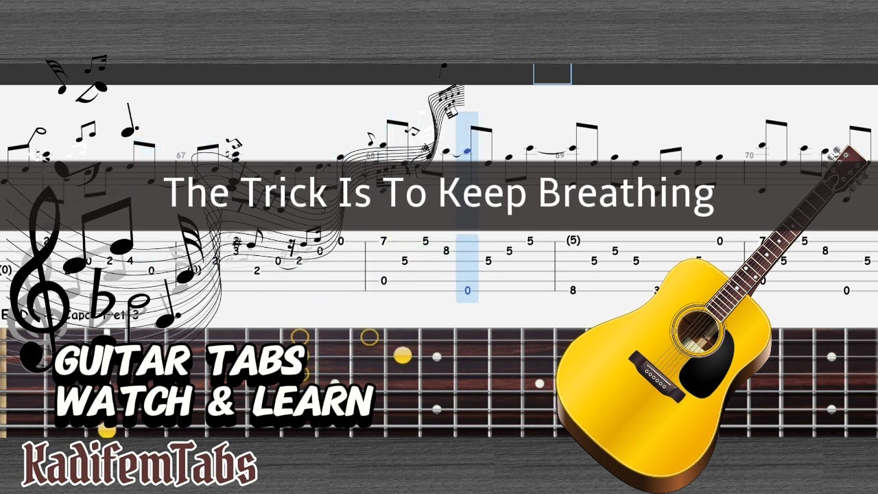 Garbage - The Trick Is To Keep Breathing | Fingerstyle Guitar Tabs ...