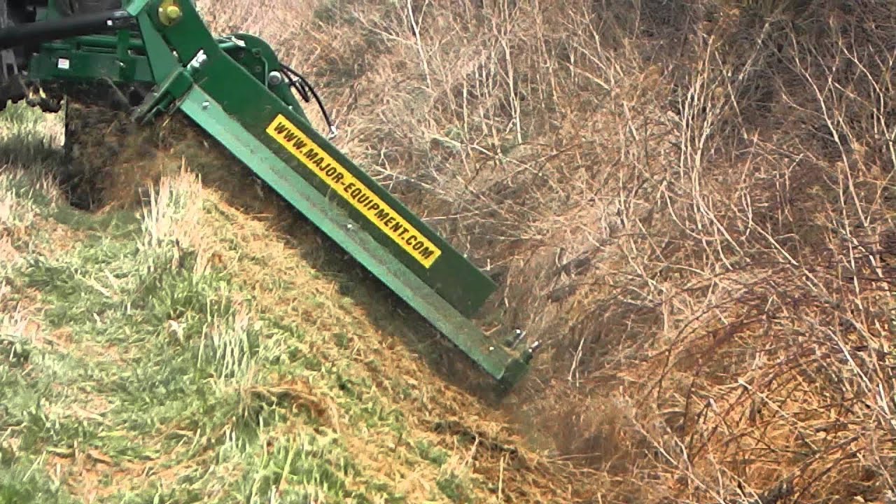MAJOR Offset and Verge Mower - YouTube