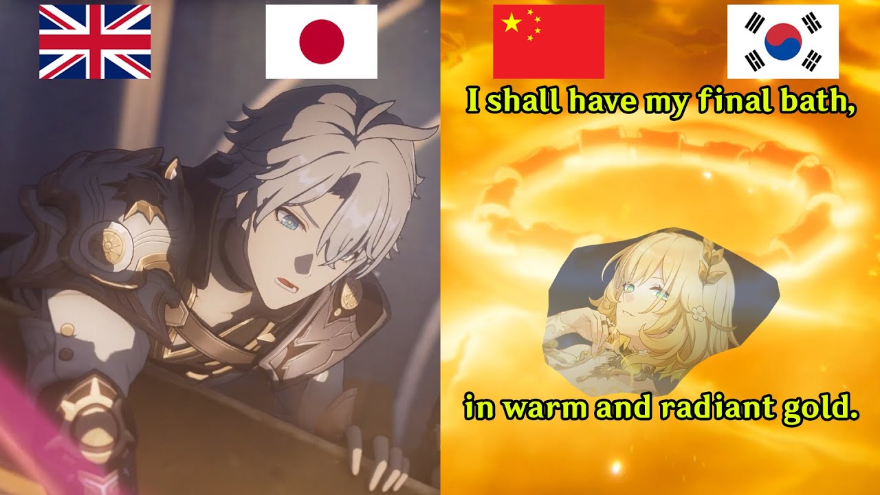 Aglaea's DEATH cutscene in 4 Languages - HSR 3.3 - YouTube