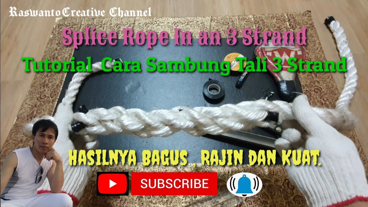Tutorial Cara Sambung Tali ( splice rope ) - YouTube
