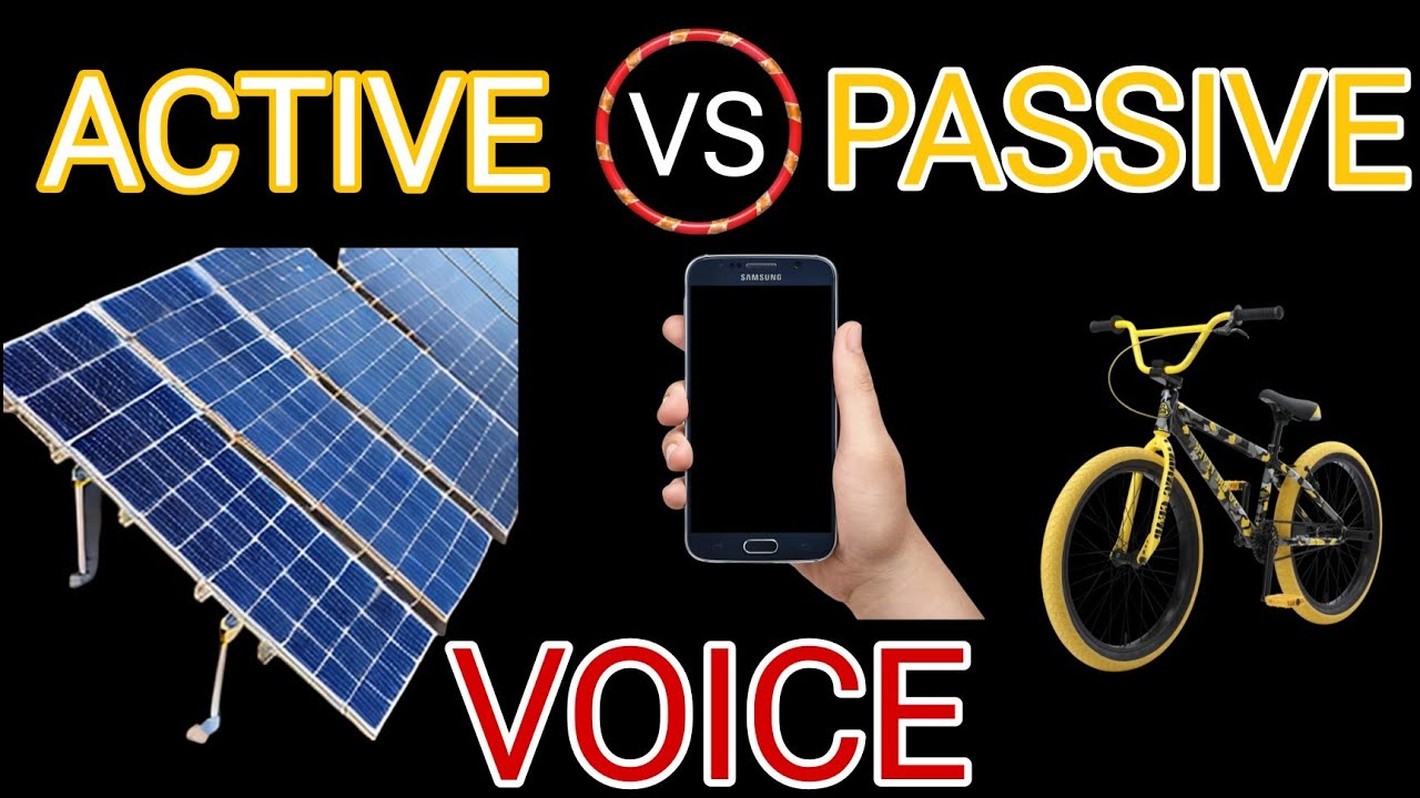 Active and passive voice trick l Tense structure active and passive ...