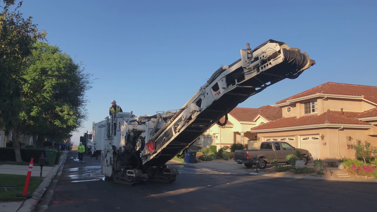 Asphalt Pavement Reconstruction - Phase 1 - YouTube