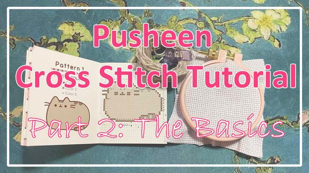 Counted Cross Stitch Tutorial Using the Pusheen Cross Stitch Kit - Part ...