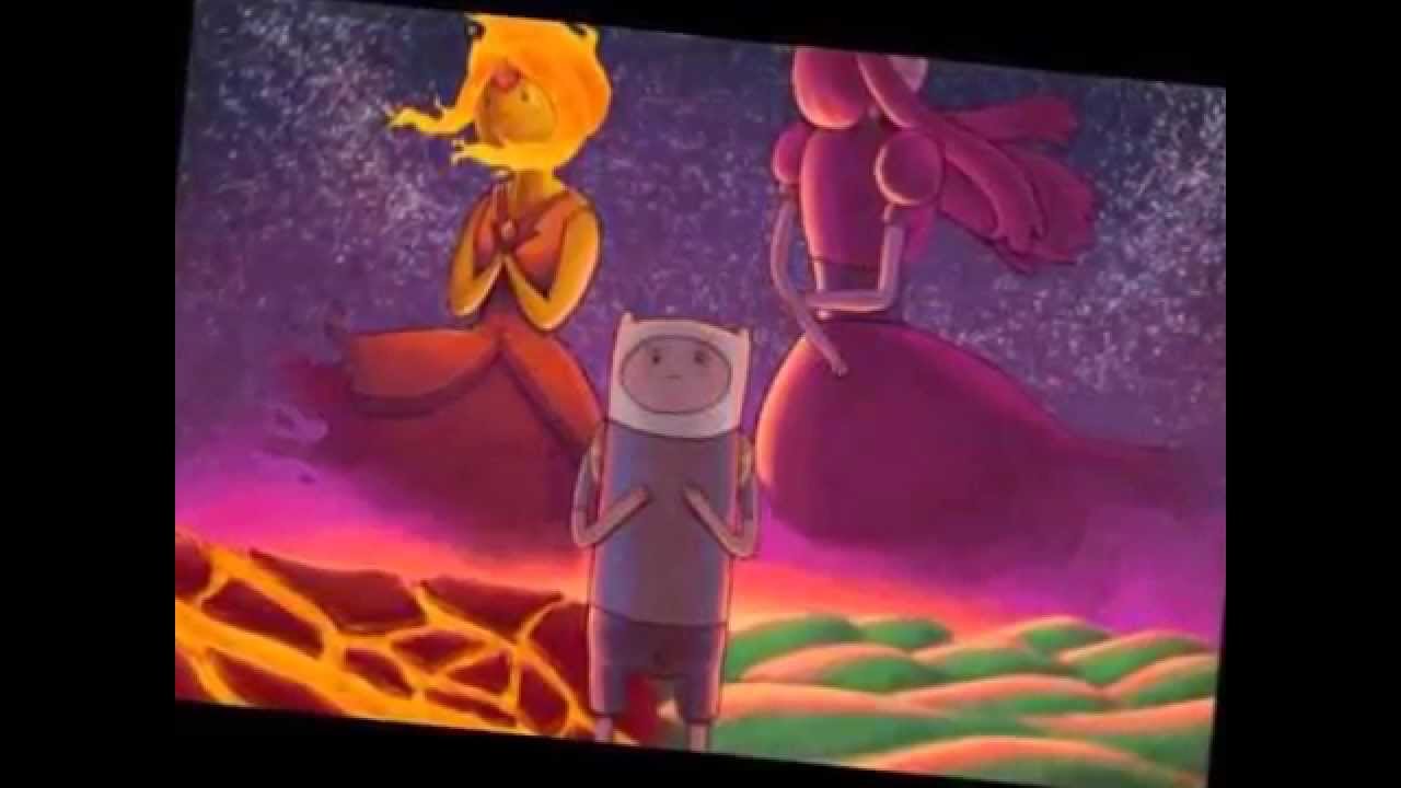 Finn, PB and Flame Princess [ Rather Be ] - YouTube