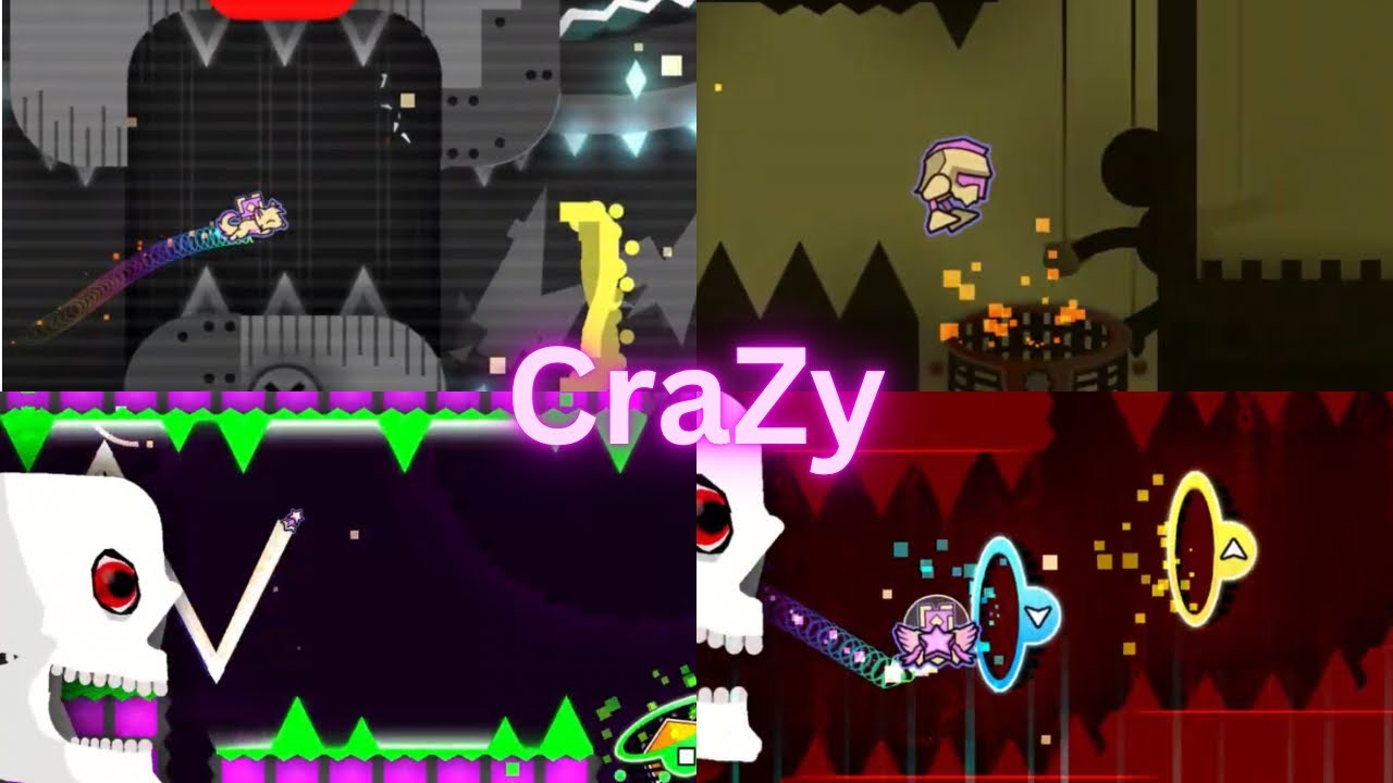 (Hard demon) CraZy by DavJT 100% - GD - YouTube