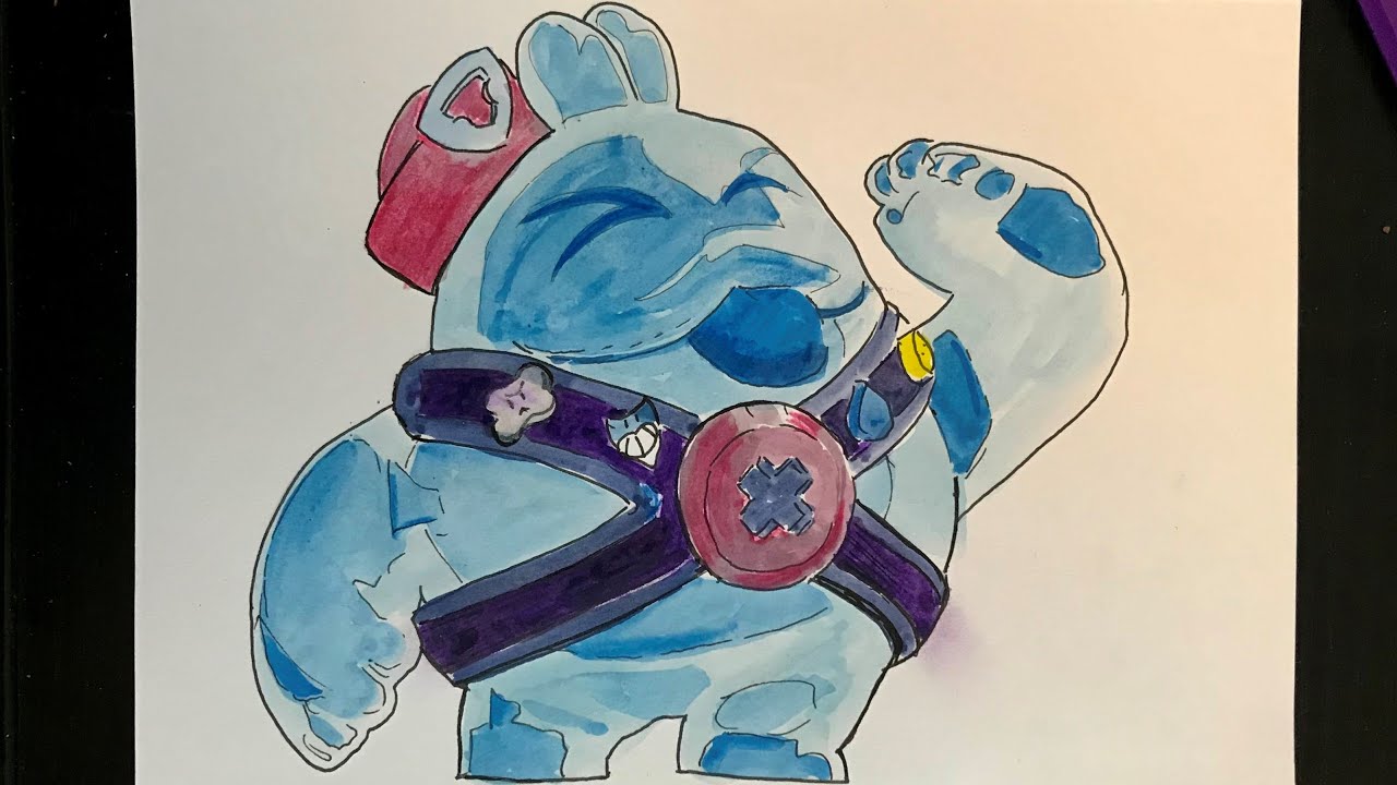 How to draw brawl stars Squeak | New brawler Squeak drawing - YouTube