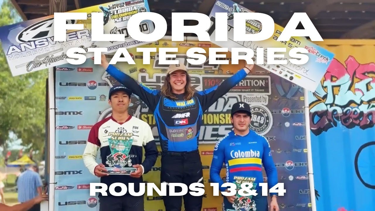 FLORIDA STATE CHAMPIONSHIP: ROUNDS 13 & 14 at TRIPLE CREEK BMX - YouTube