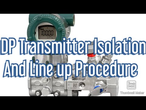 DP Transmitter Isolation and Line up Procedure - YouTube