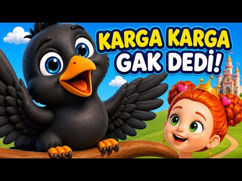 Karga Karga Gak Dedi 🐦 | Karga Şarkısı | Çocuk şarkıları