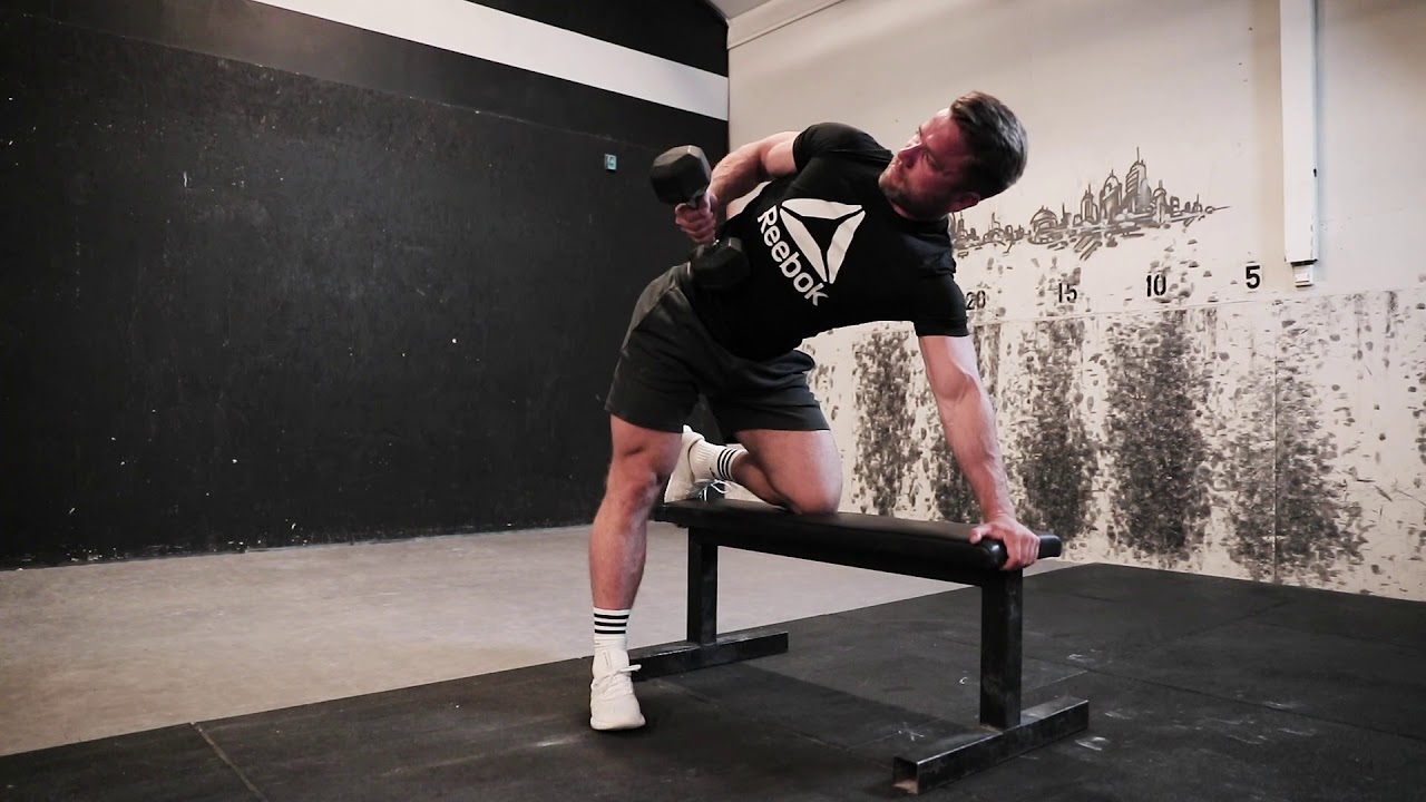 Dumbbell Row with Rotation - YouTube