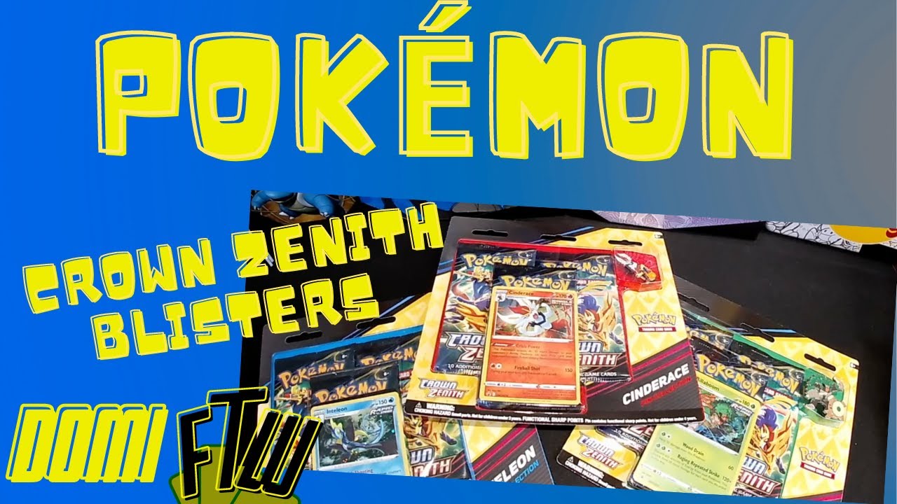 Pokémon CROWN ZENITH - 3-pack blisters x3 !!!!!! WHATTA BEAUTY ALT ART ...