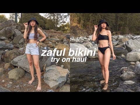 ZAFUL BIKINI TRY ON HAUL - SEXY ASIAN CAMELTOE