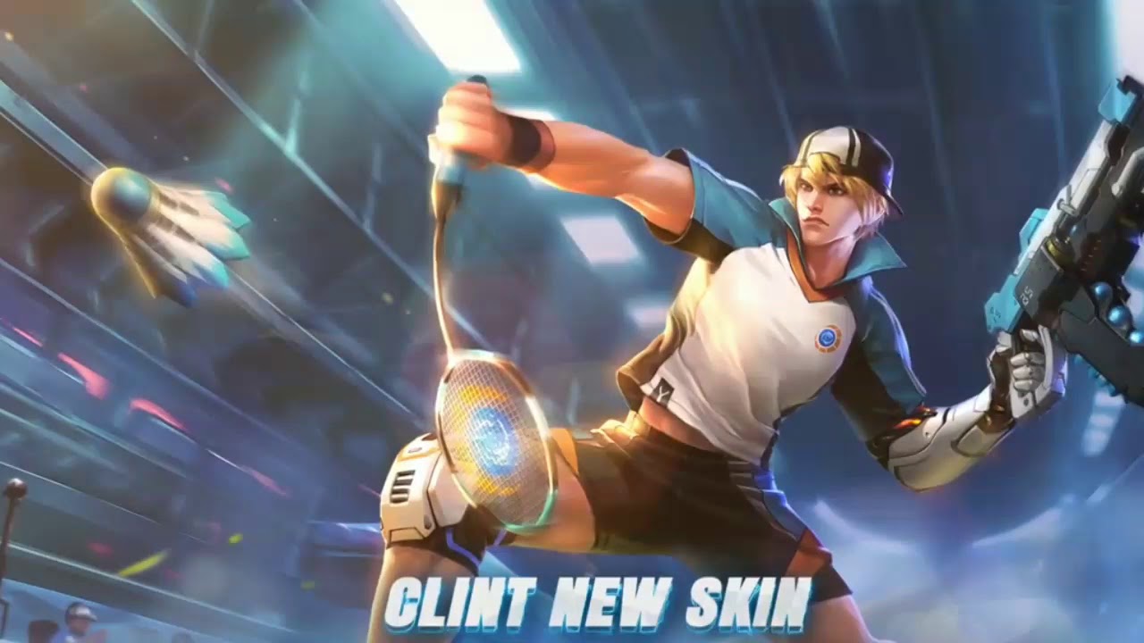 clint badminton champion skin Mobile Legends Moving Wallpaper / Mobile ...