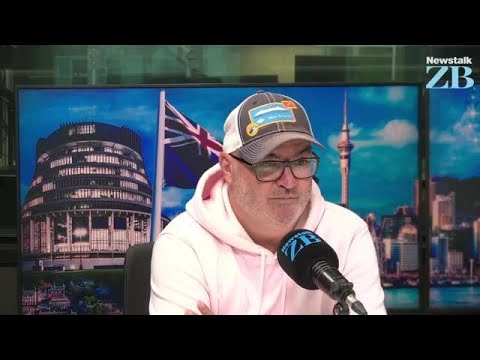 Warriors CEO Cameron George in studio with Newstalk ZB's Jason Pine ...