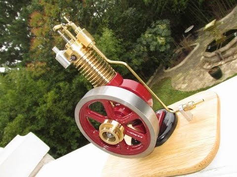 "Automatic valve" homemade engine, 4 stroke : part 1 - YouTube