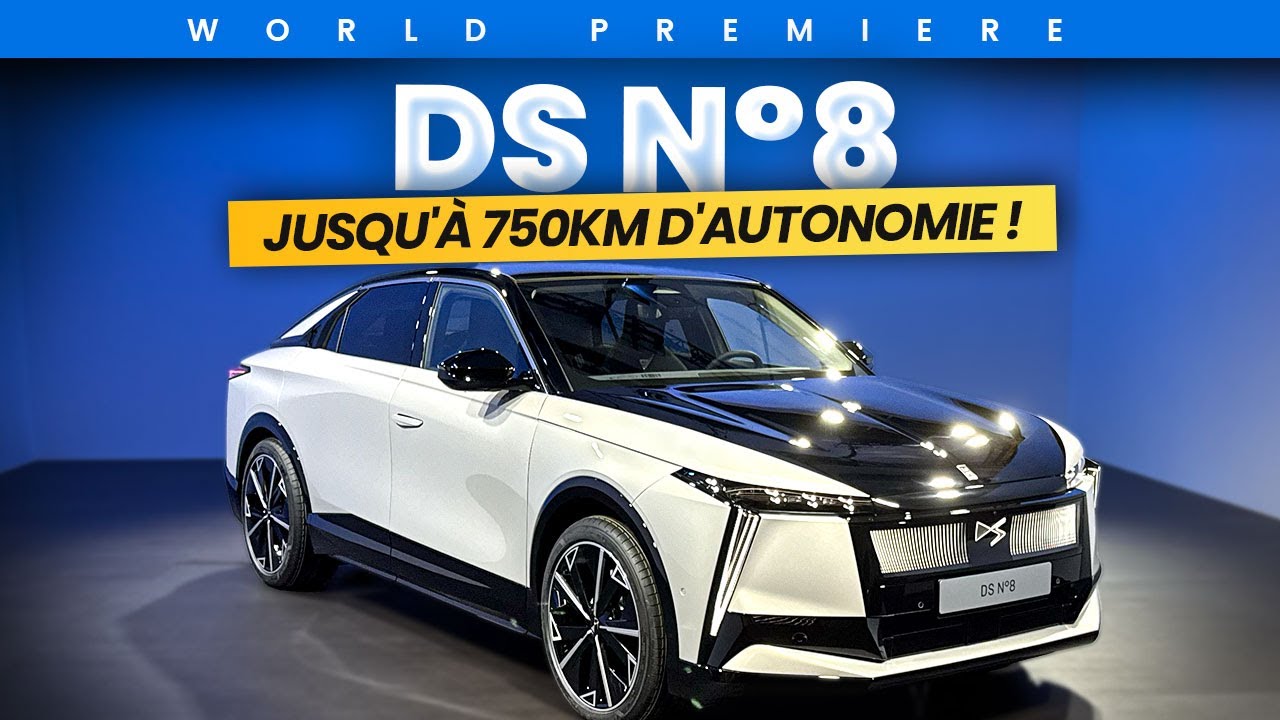Nouvelle DS N°8 (2024) : jusqu'à 750km d'autonomie. Réussite ou déception ? Notre avis ! - YouTube