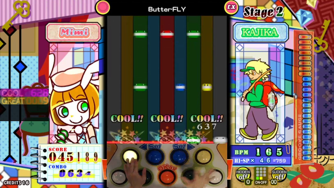[ポップン] Butter-FLY [UPPER] EX - YouTube