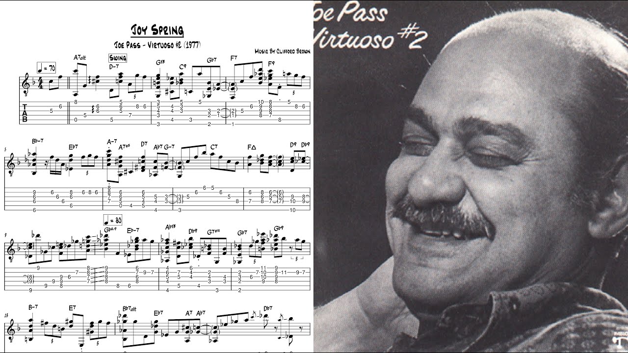 Joe Pass - Joy Spring (Transcription) - YouTube
