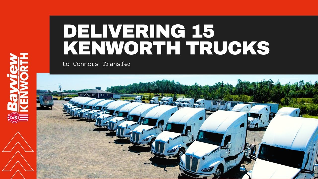 15 Kenworth T680s: Connors Transfer - YouTube