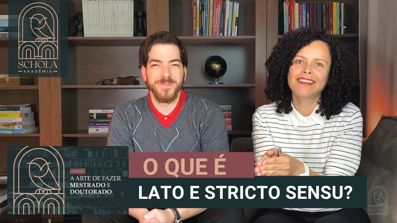 O que é LATO SENSU e STRICTO SENSU? - YouTube