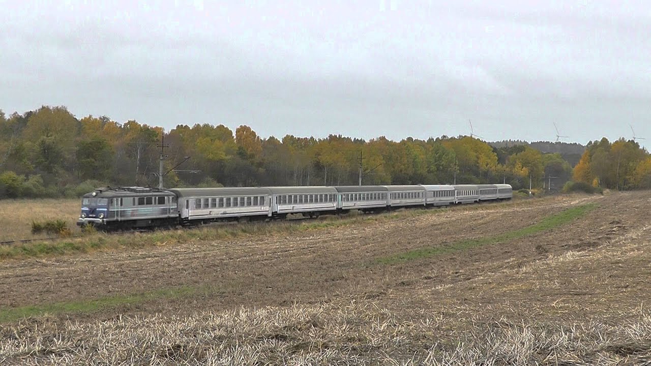 EP07-361 z pociągiem TLK "Rybak" ze Szczecina Gł. do Białegostoku - YouTube