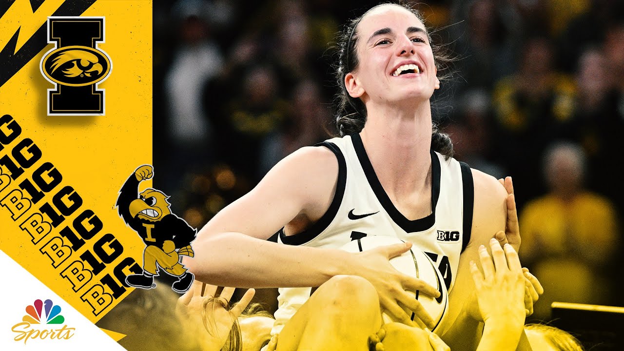Caitlin Clark: Record-breaking night 'pretty unreal' | NBC Sports - YouTube