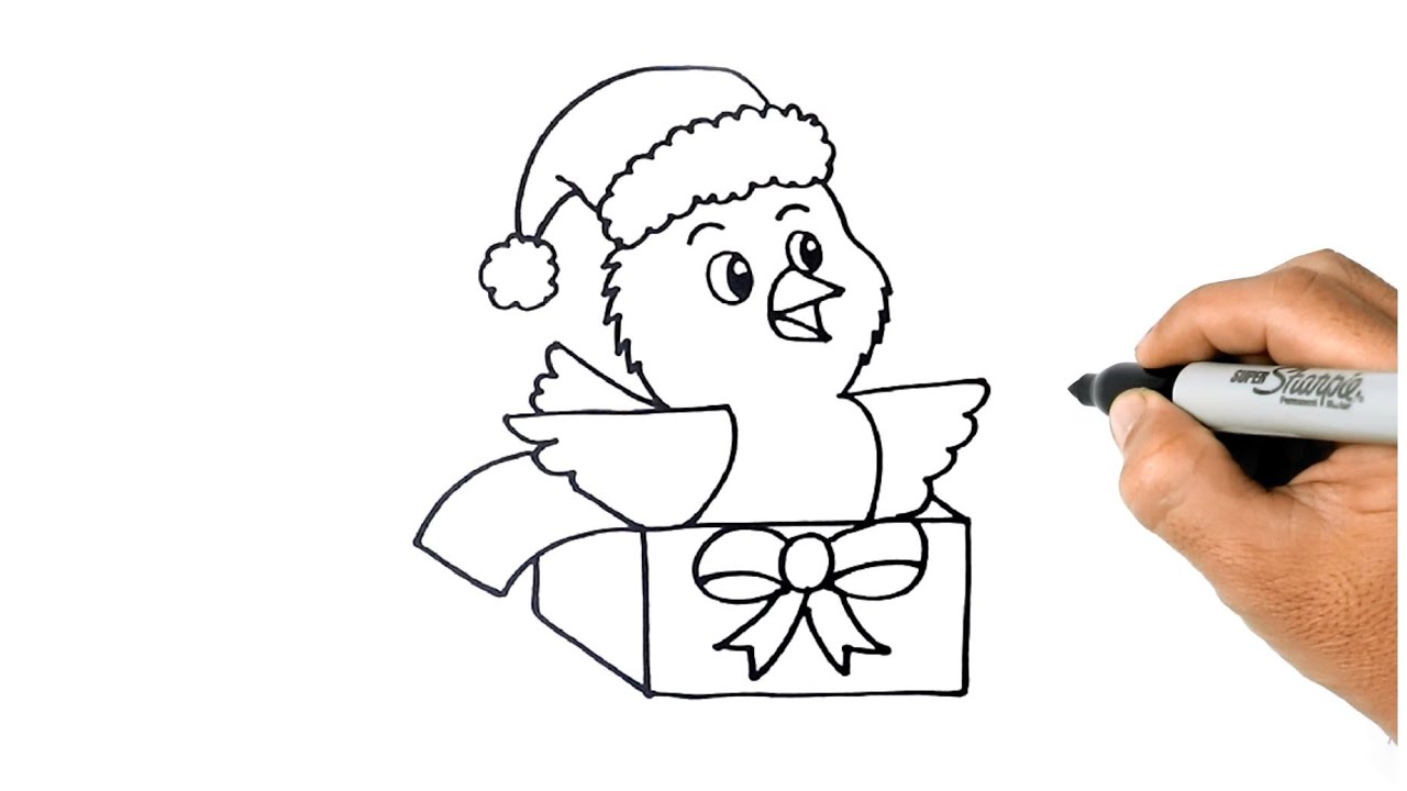 How to Draw a CHICKS Easy and Simple - YouTube