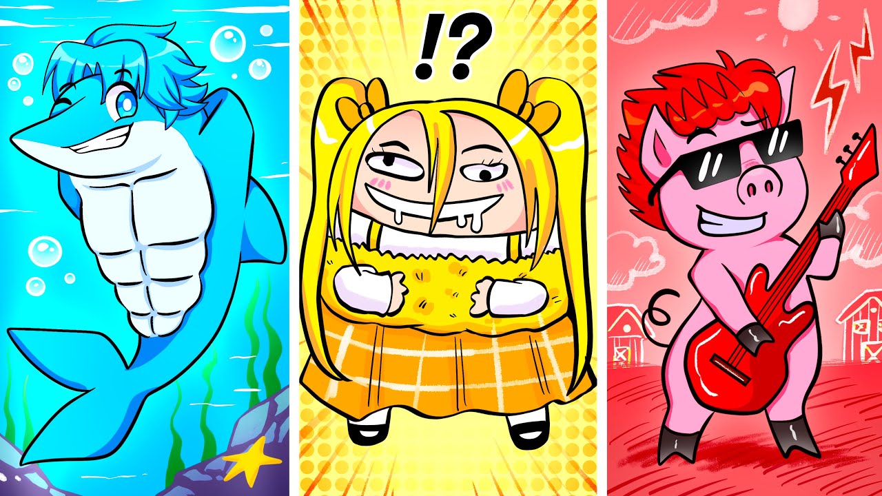 EVERYTHING WE DRAW COMES TO LIFE IN ROBLOX! (One Color Challenge ...