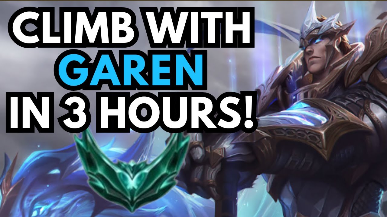 How To Actually Climb in 3 Hours With Garen Toplane - Guide, Runes and ...