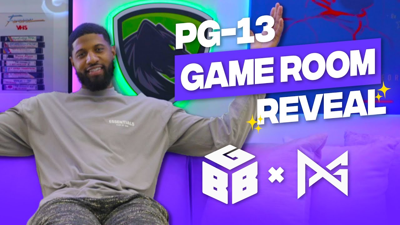 We Built Paul George A Game Room - YouTube
