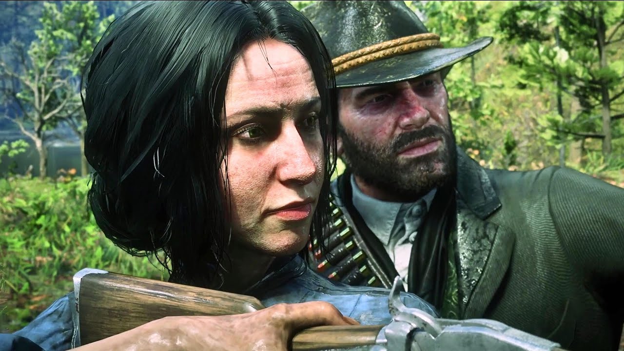 Red Dead Redemption 2 - Arthur Morgan Helps Widow Charlotte Balfour ...