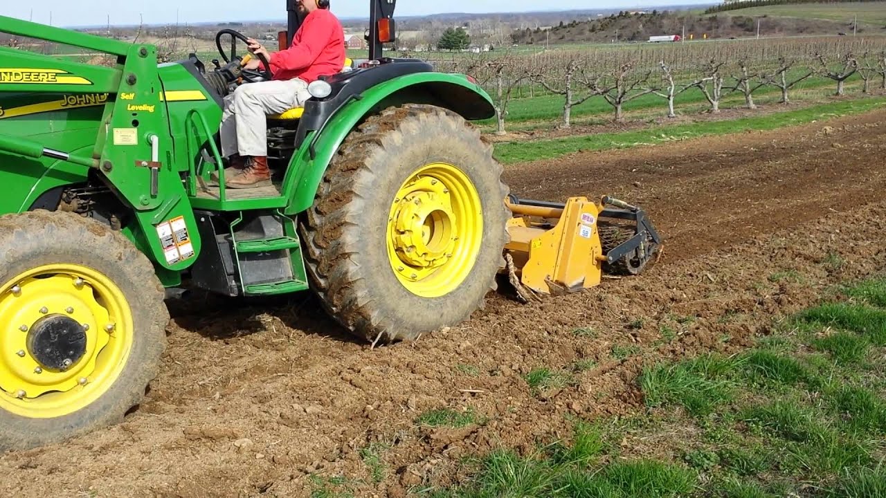 Rototilling before Planting - YouTube