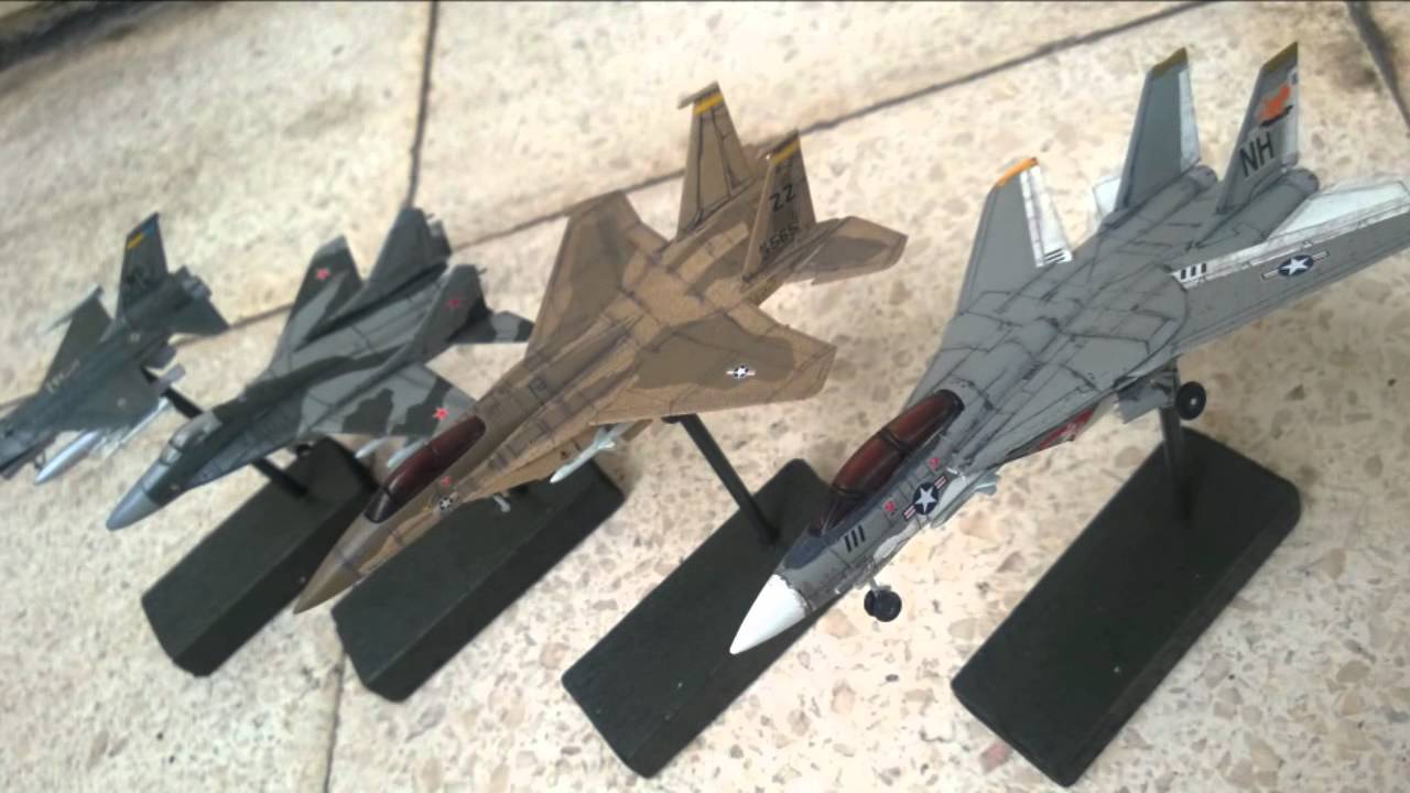 CARA SEDERHANA BIKIN BASE, Making Simple 1/144 Jet Fighter Model Base ...