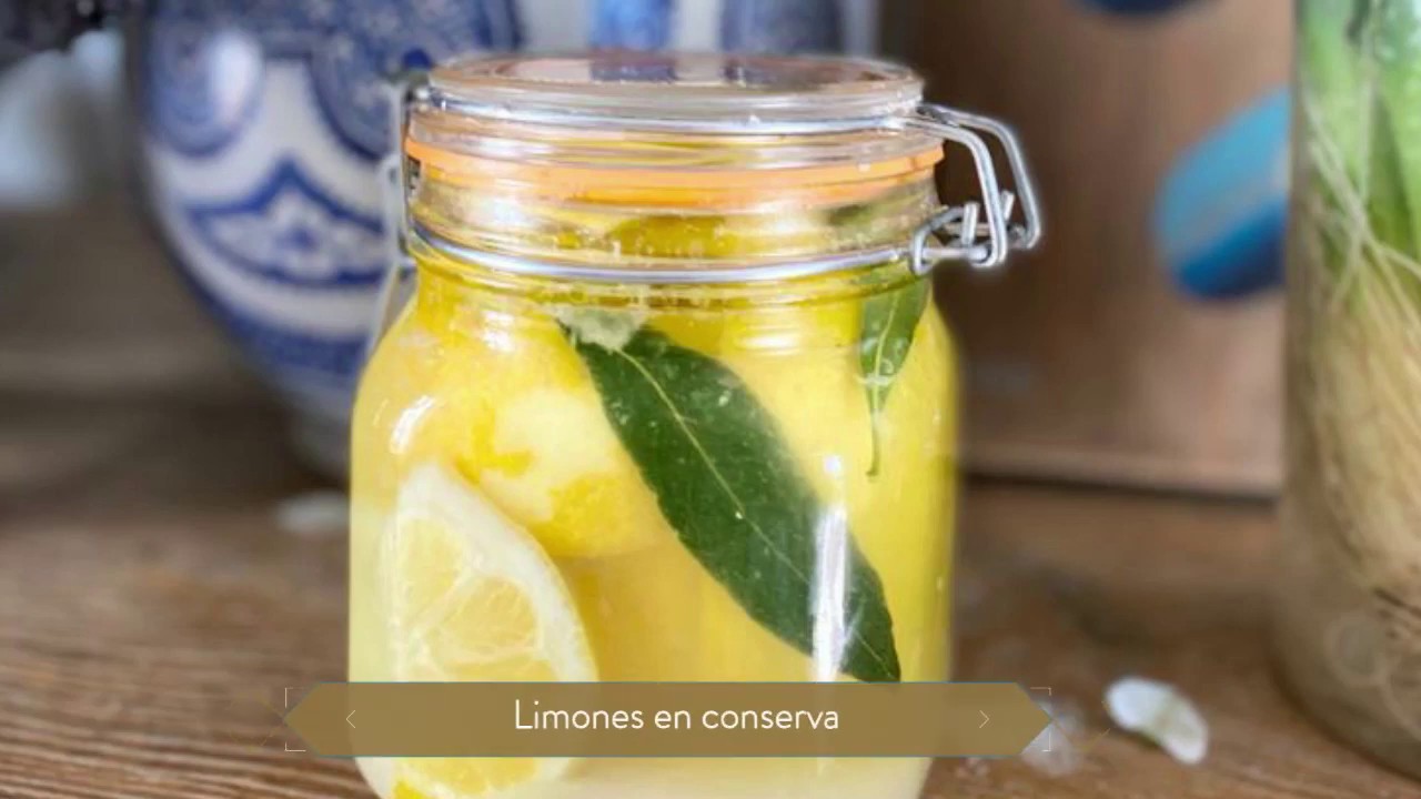 Cómo preparar limones en conserva - YouTube
