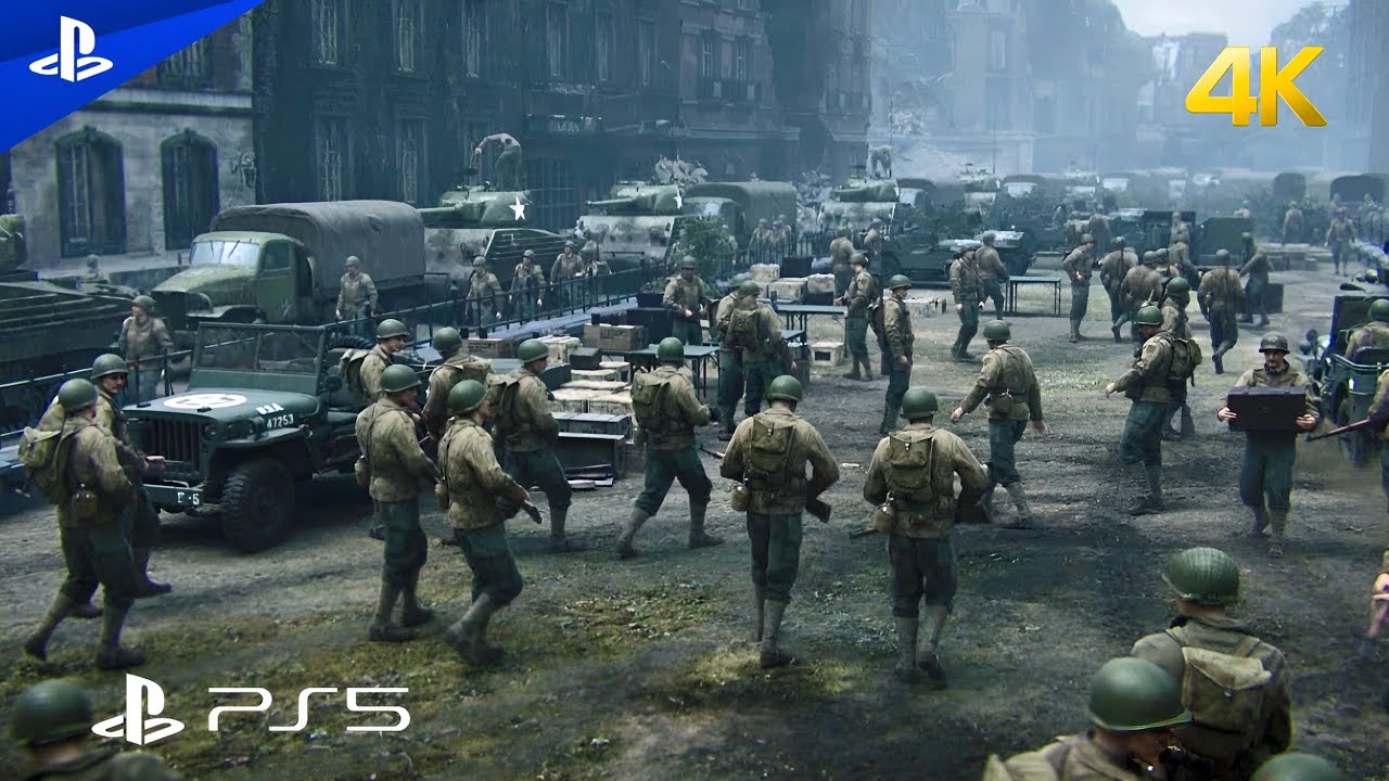 CALL OF DUTY WW2 Gameplay Walkthrough part 5 Campaign FULL GAME [1080p ...