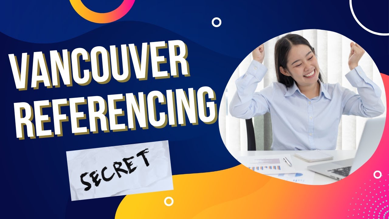 What is the Vancouver referencing style? - YouTube