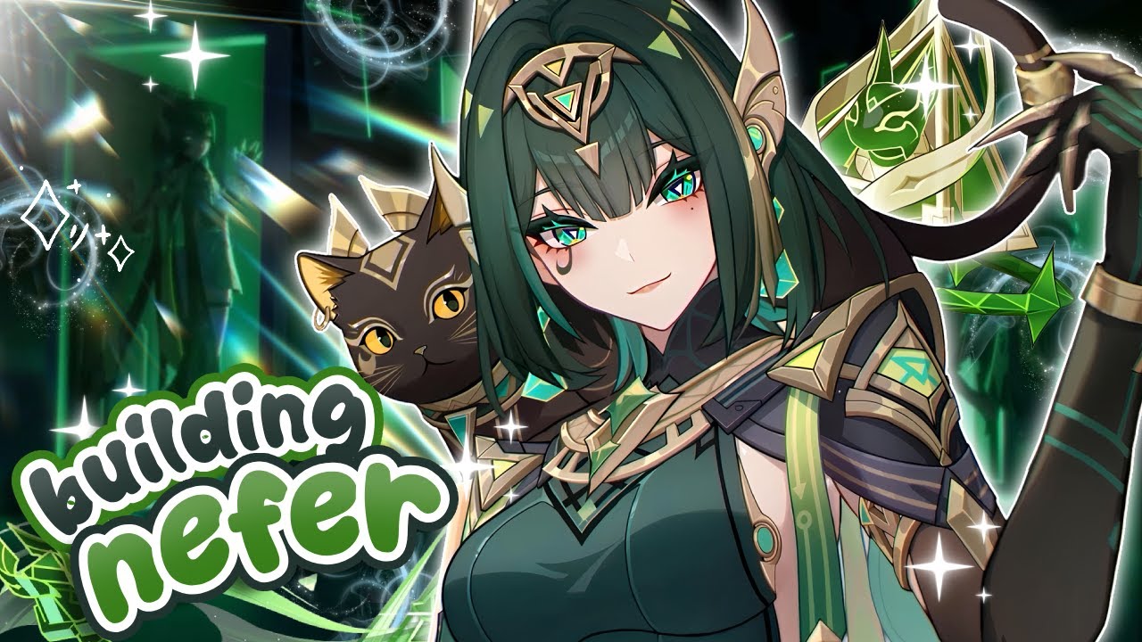 I Finally Built Nefer (•́ᴗ•̀ ) genshin impact relaxing farming and ...