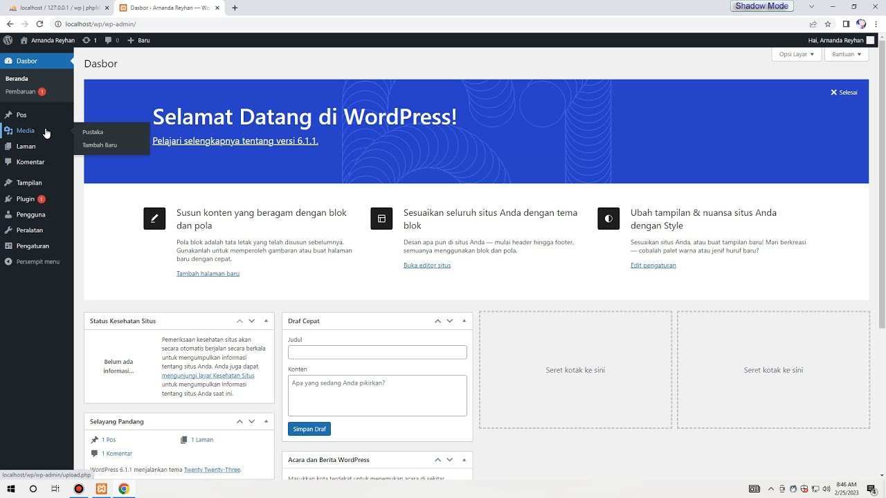 Tugas 4 - Tutorial XAMPP dan CMS Wordpress - YouTube