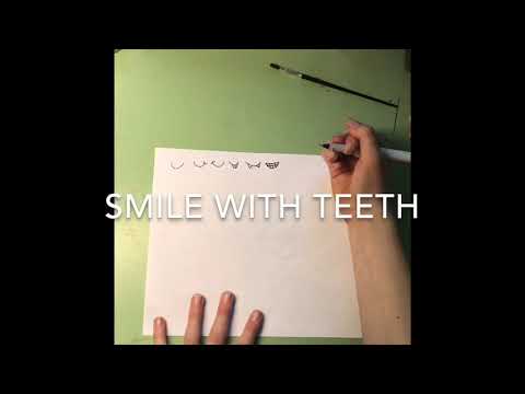 How to Draw Different Smiles - YouTube